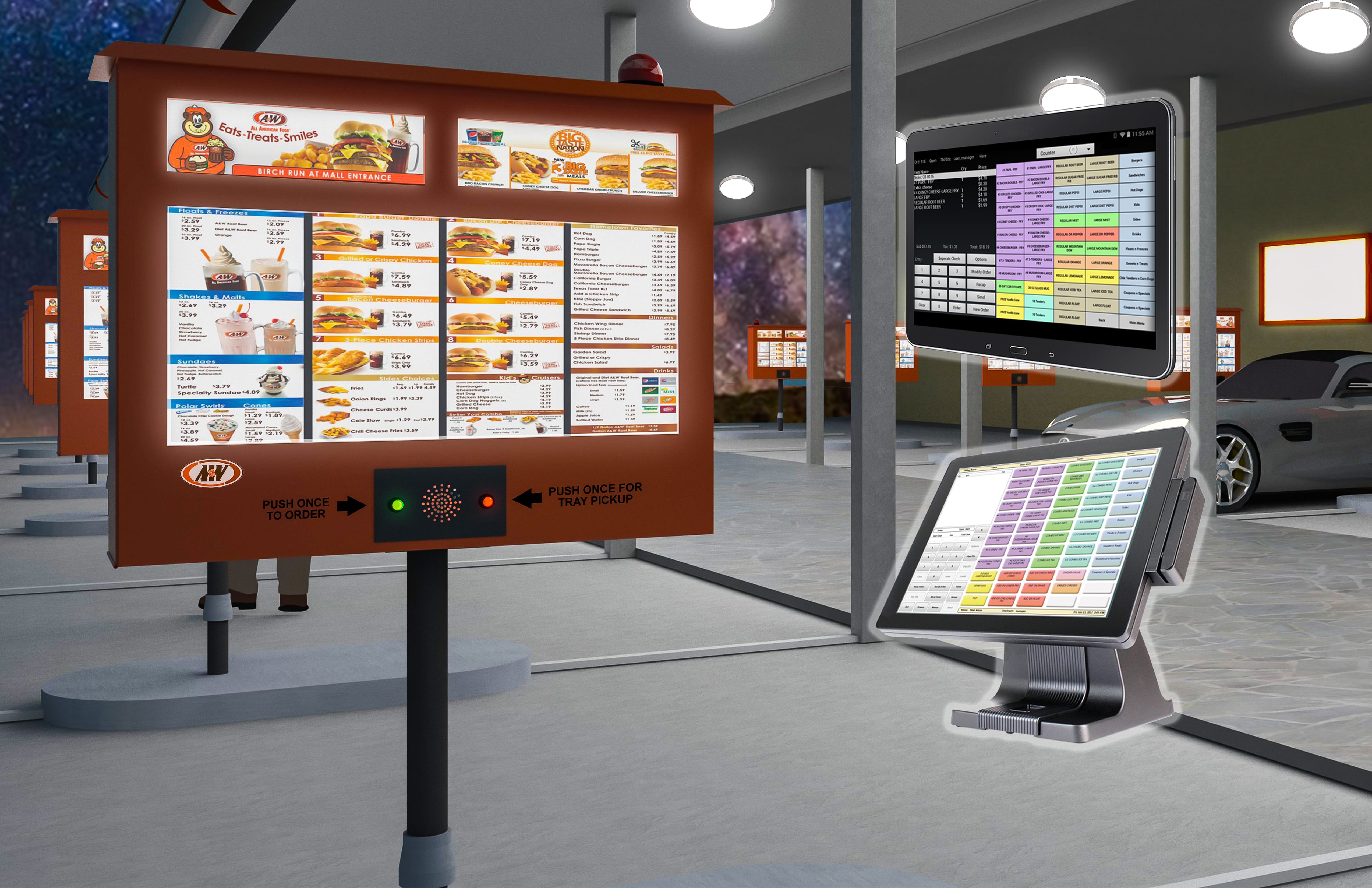 Quick Service POS Systems | Drive In POS Systems | Robiccon, Inc.
